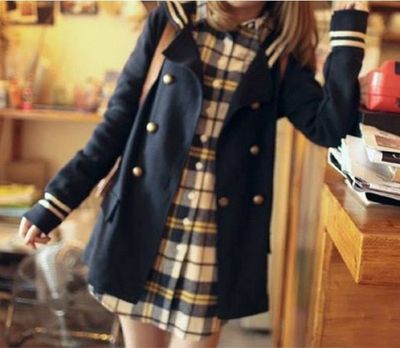 Sailor School Girl Jacket on Luulla